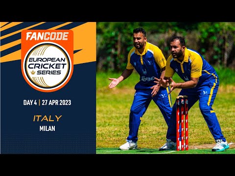 🔴 FanCode ECS Italy, Milan, 2023 | Day 4 | T10 Live Cricket | European Cricket
