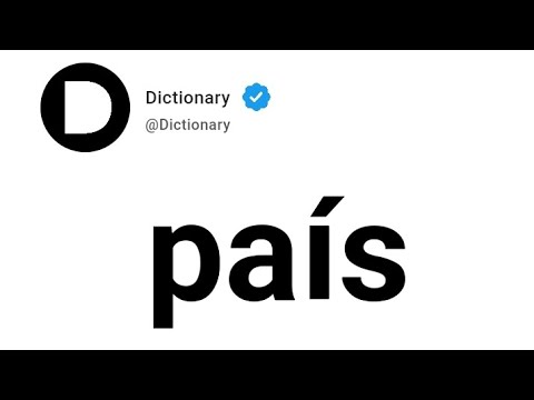 país Meaning In English