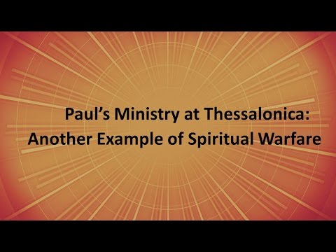 Paul's Ministry at Thessalonica