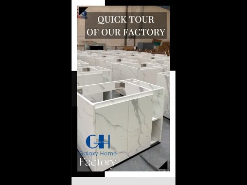 How does the vanity looks like in the factory?