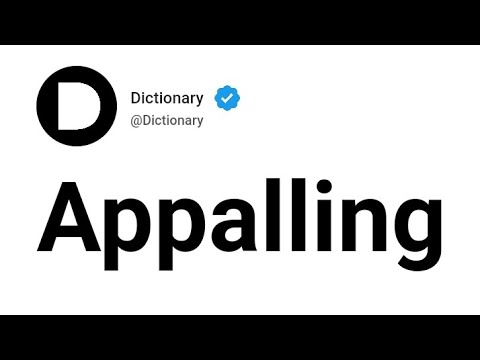 Appalling Meaning In English
