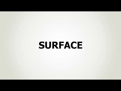 How to Pronounce Surface