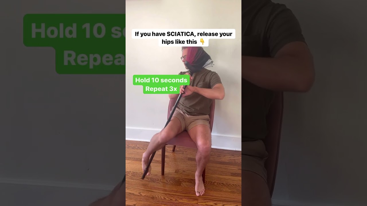 How to “FIX” SCIATICA (INSTANTLY) at home
