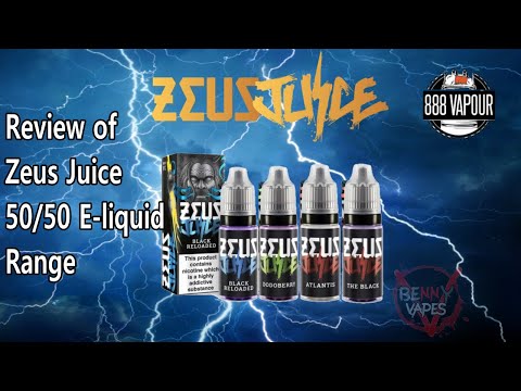 Review of Zeus juice 50/50 freebase tpd e-liquids