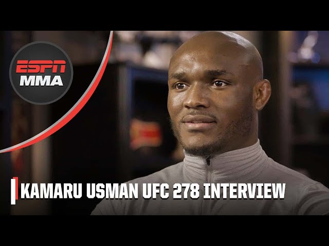 Kamaru Usman cites childhood difficulties and explains the source of ...