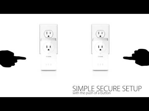 D-Link PowerLine AV2 2000 Gigabit Passthrough Starter Kit (DHP-P701AV)