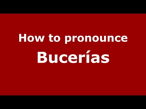 How to pronounce Bucerías (Mexico/Mexican Spanish) - PronounceNames.com