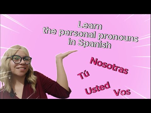 Subject pronouns in Spanish - Vicky in Spanish