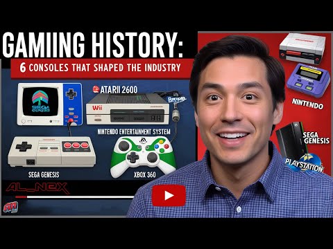 Gaming History: 6 Consoles That Shaped the Industry | #atari #nes #sega #playstation #wii #xbox