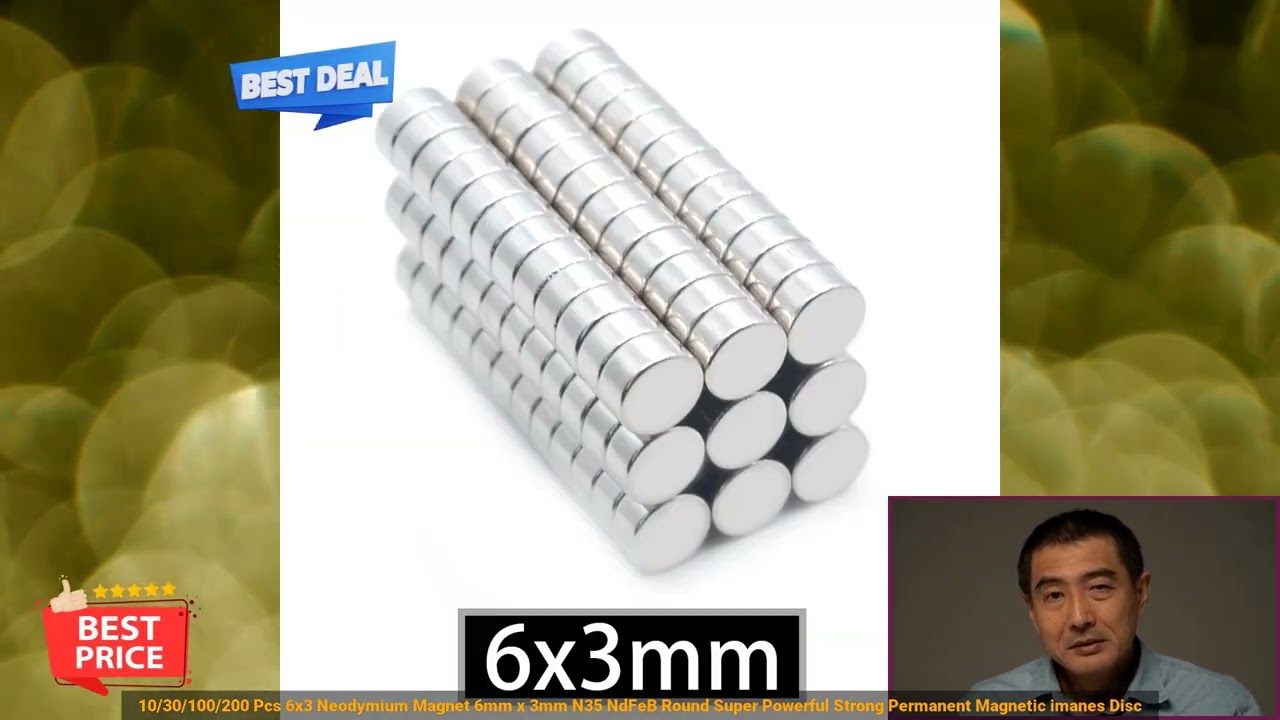 1005003142278662 10 30 100 200 Pcs 6x3 Neodymium Magnet 6mm x 3mm N35 NdFeB Round Super