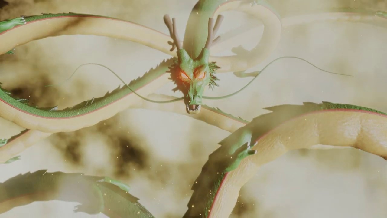 DB Shenron 3D animation