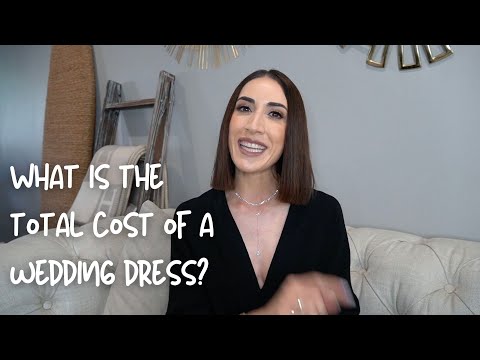 What is the total cost of a wedding dress, including alterations and accessories?