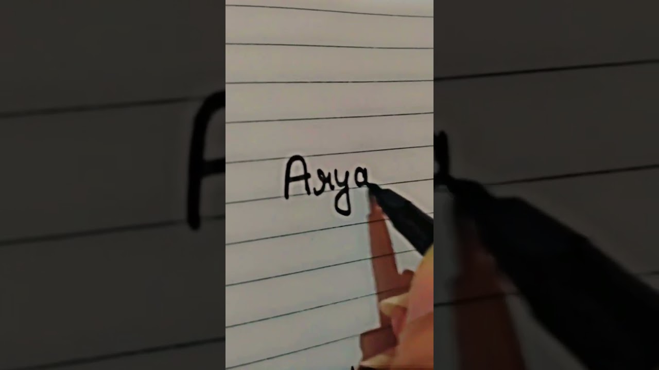 Aryan💕 #shorts #viral #trending #short #youtubeshorts   #trend #name #art #calligraphy #yt #aryan #a