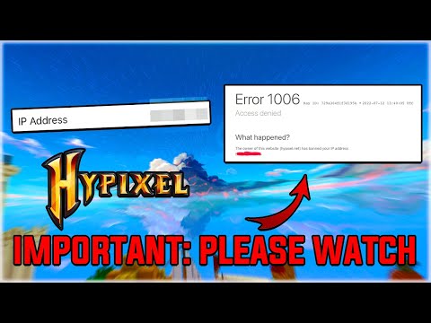 Hypixel IPs Are Being Wrongly Banned?