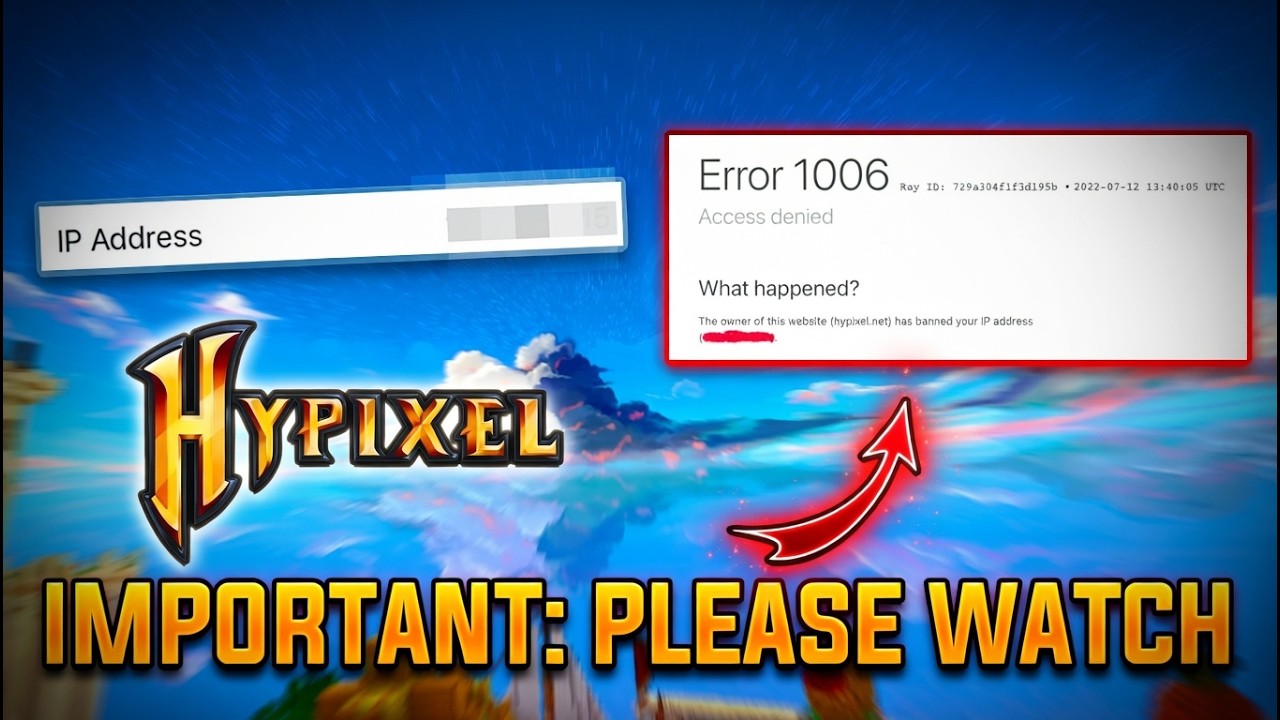 Hypixel IPs Are Being Wrongly Banned?