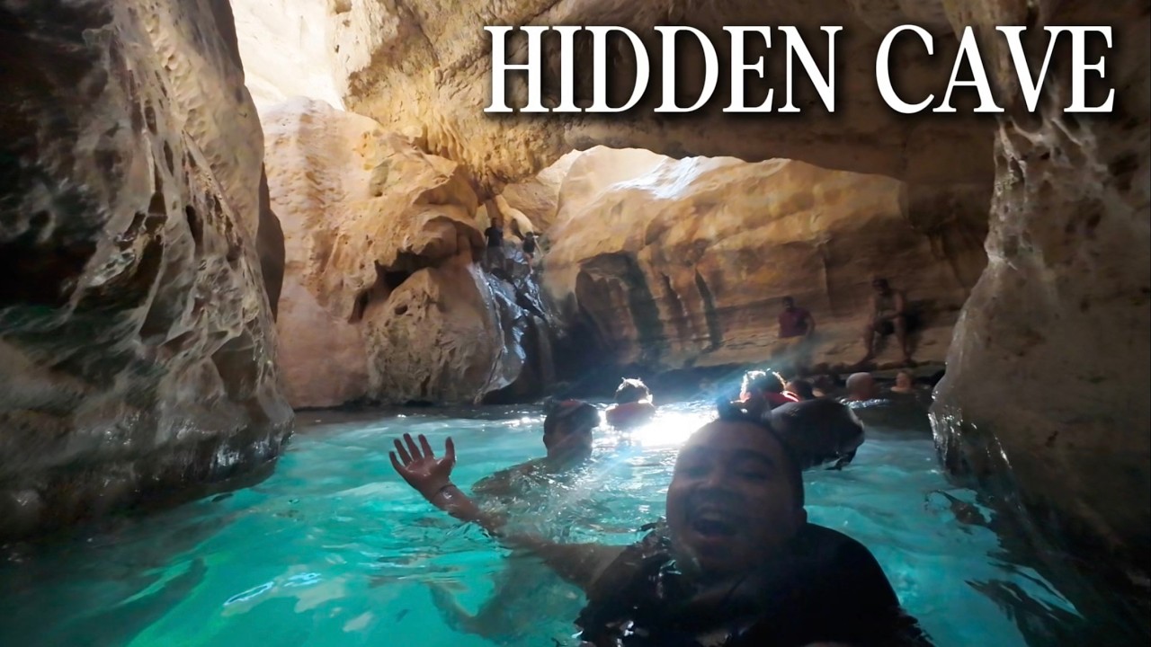 Hiking & Swimming into a Secret Cave in Oman 🇴🇲 — Wadi Shab