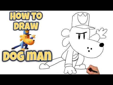 How To Draw Dog Man | DOG MAN MOVIE #drawing #dogman #dogmanmovie