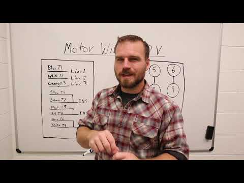 Motor Controls - Wiring a 3 phase motor with 480 volts