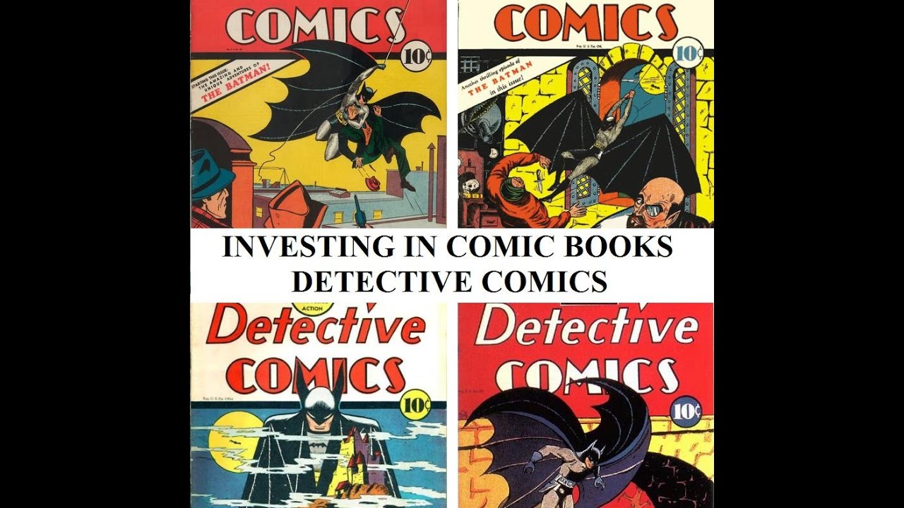 Detective Comics 27 1939 Batman 1 1937 DC Comics Investing Speculating comic book guide 1 2 3 4 29 3