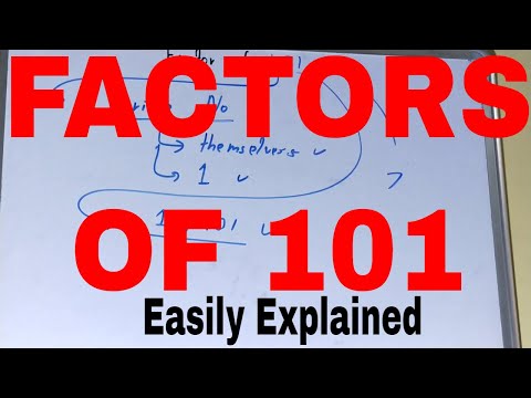 Factor of 101|How to find factor of 101|Find all the factors of 101|How do you find factors of 101