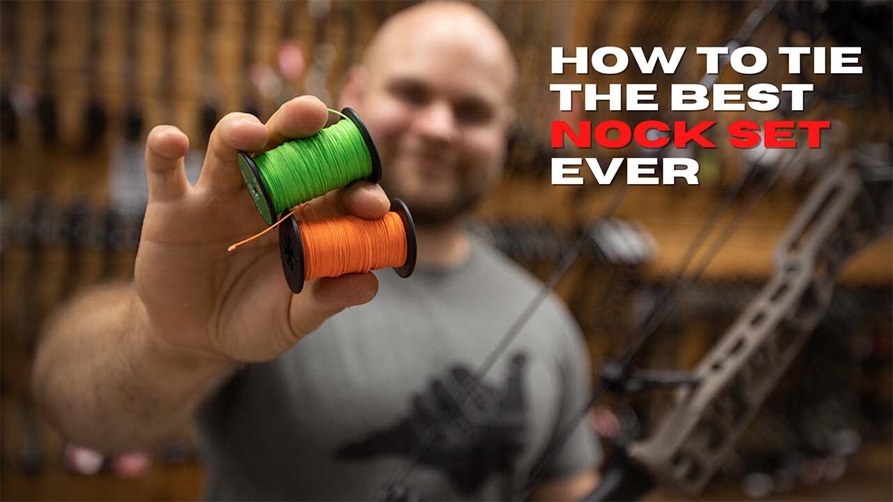 How To Tie  A Nocking Point | Easy Adjustable Nock Set