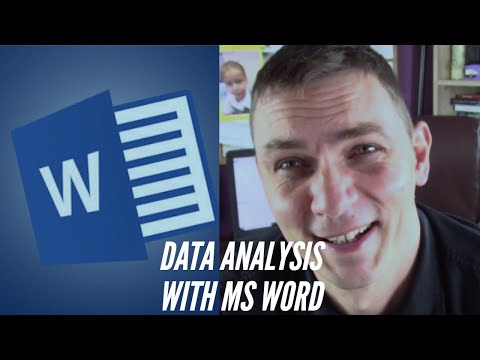 Qualitative coding and thematic analysis in Microsoft Word