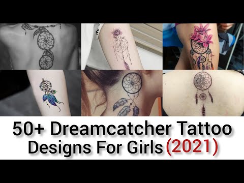 50+ Beautiful Dreamcatcher Tattoo Designs For Girls/trending Tattoos for Girls 2021
