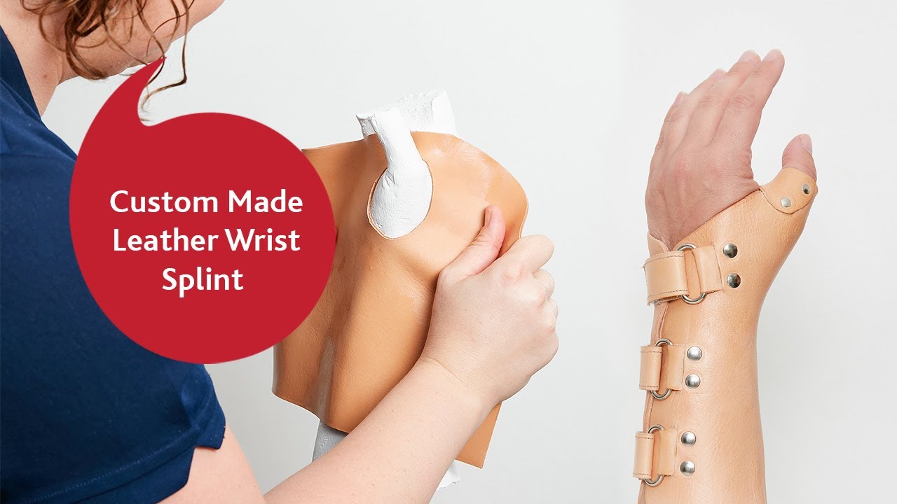Custom Made Leather Wrist Splint