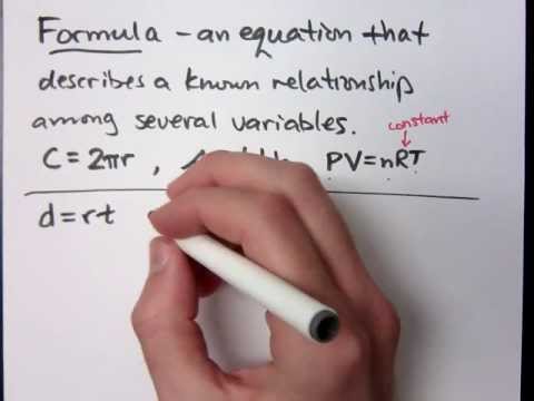 What Is a Literal Equation? - Expii