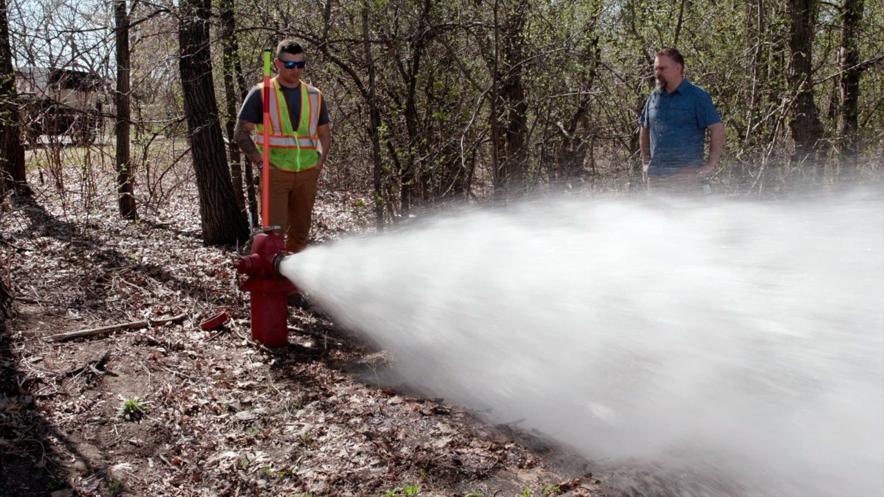 Hydrant Flushing is Now Happening in Blaine