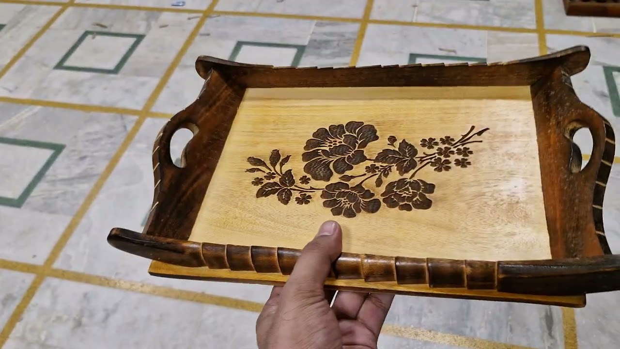 Wooden Tray set | Available on IndiaMART