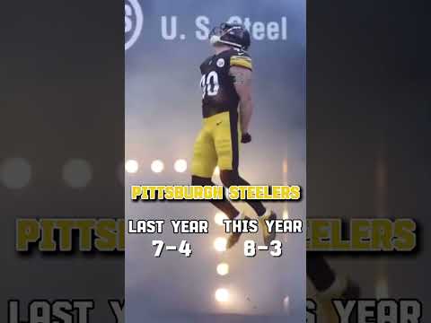 NFL Teams Records Last Year Vs This Year #shorts #nfl
