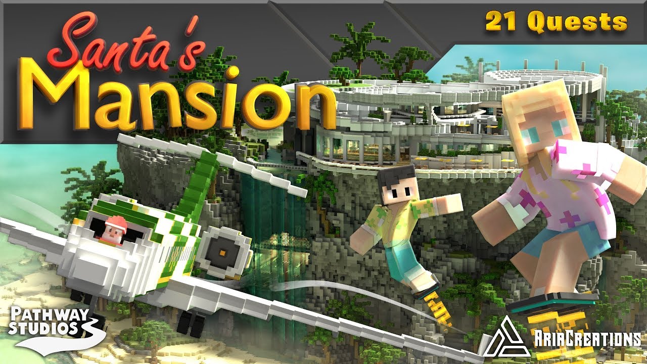 Santa's Mansion [Minecraft Marketplace] HELP SANTA GET READY FOR CHRISTMAS!