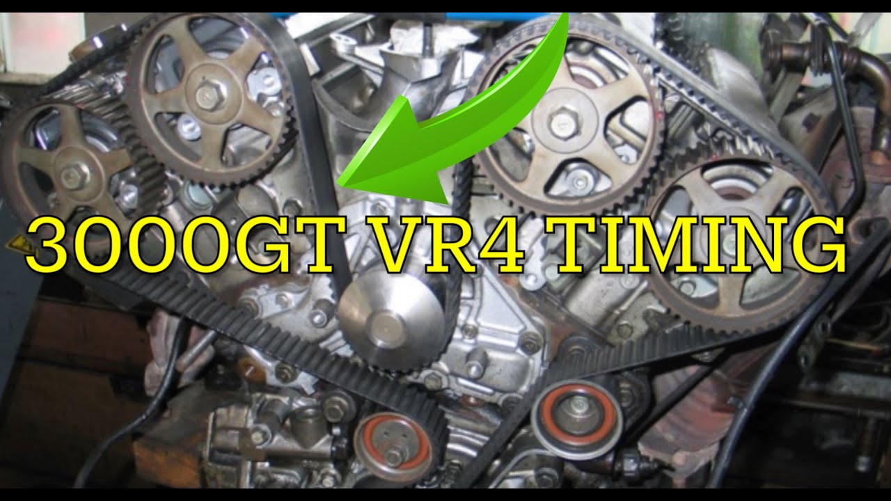 How To: 60k Maintenance 3000GT Vr4 (Timing Belt, Water Pump)