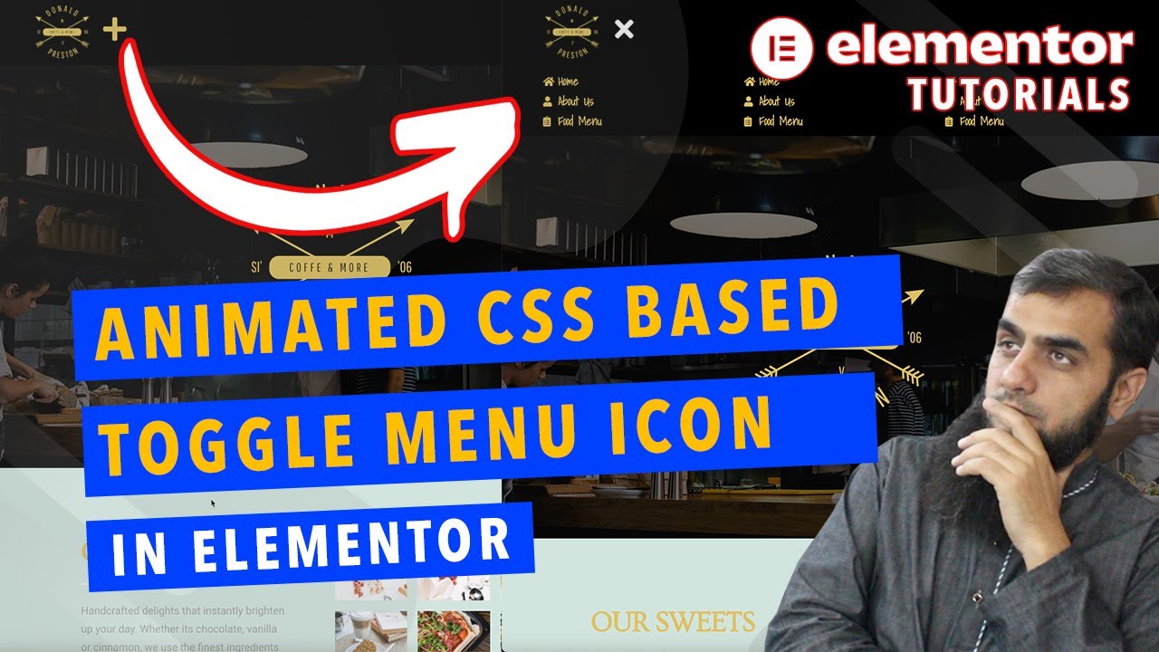 Animated CSS Toggle Menu Icon