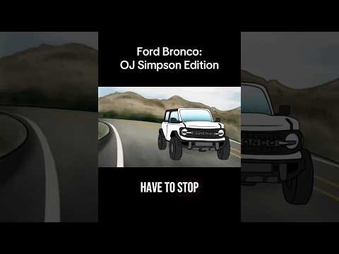 Every new OJ Bronco comes with a FREE pair of gloves 🧤#cartoon #viral #animation #ford #foryou