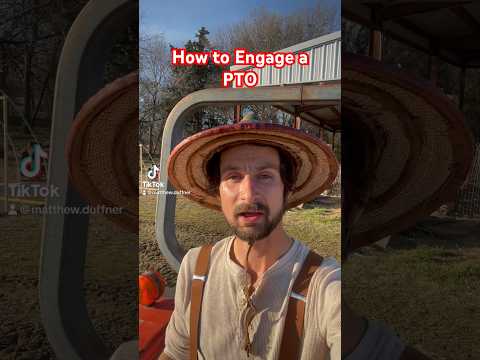 How to safely engage a PTO on a tractor