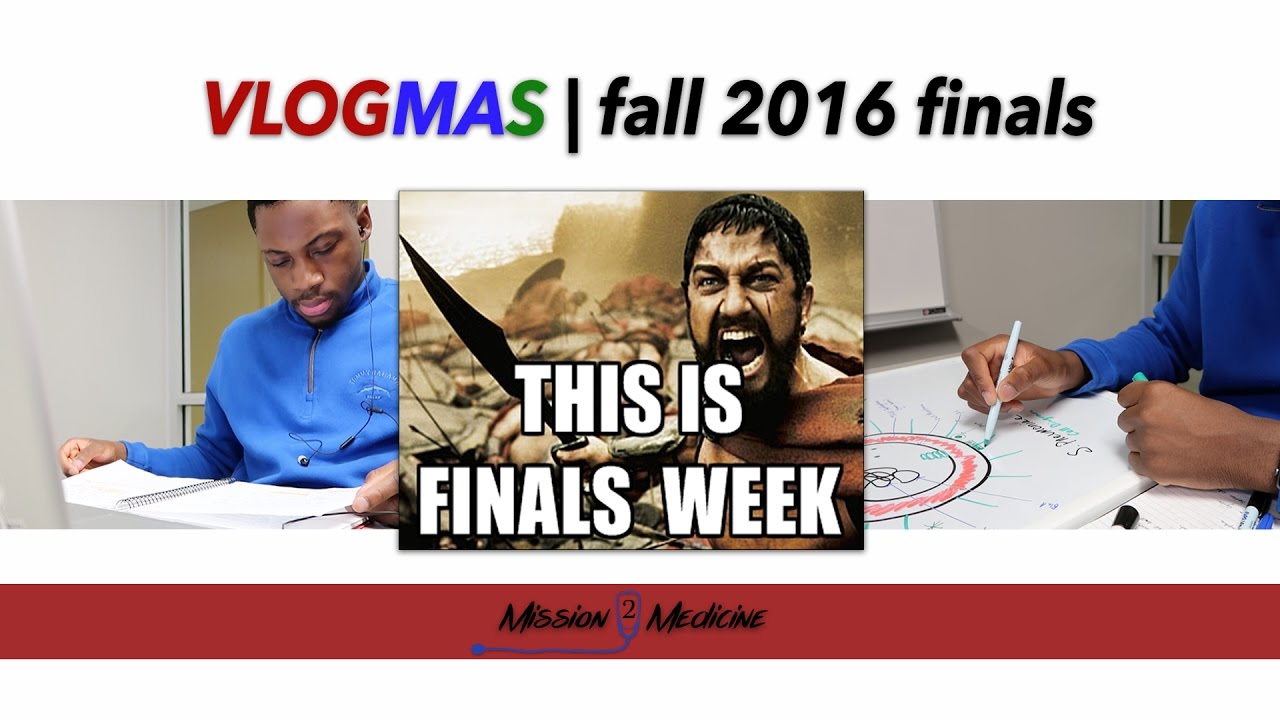 2016 Fall Finals Week! | VLOGMAS