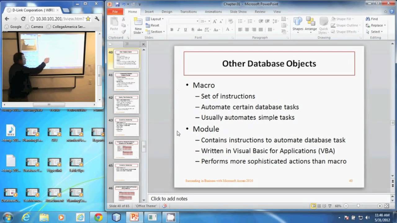 APP 126 - Additional Database Objects