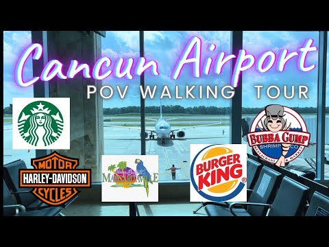 Discover all Cancun Airport (CUN) has to Offer! 🇲🇽 Pharmacy, Souvenirs, Starbucks & More! 🇲🇽