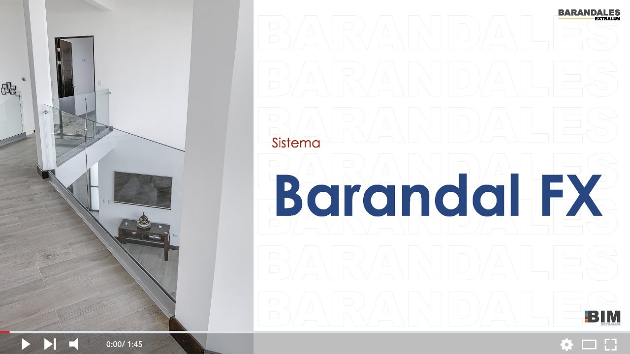 Sistema Barandal FX | Extralum