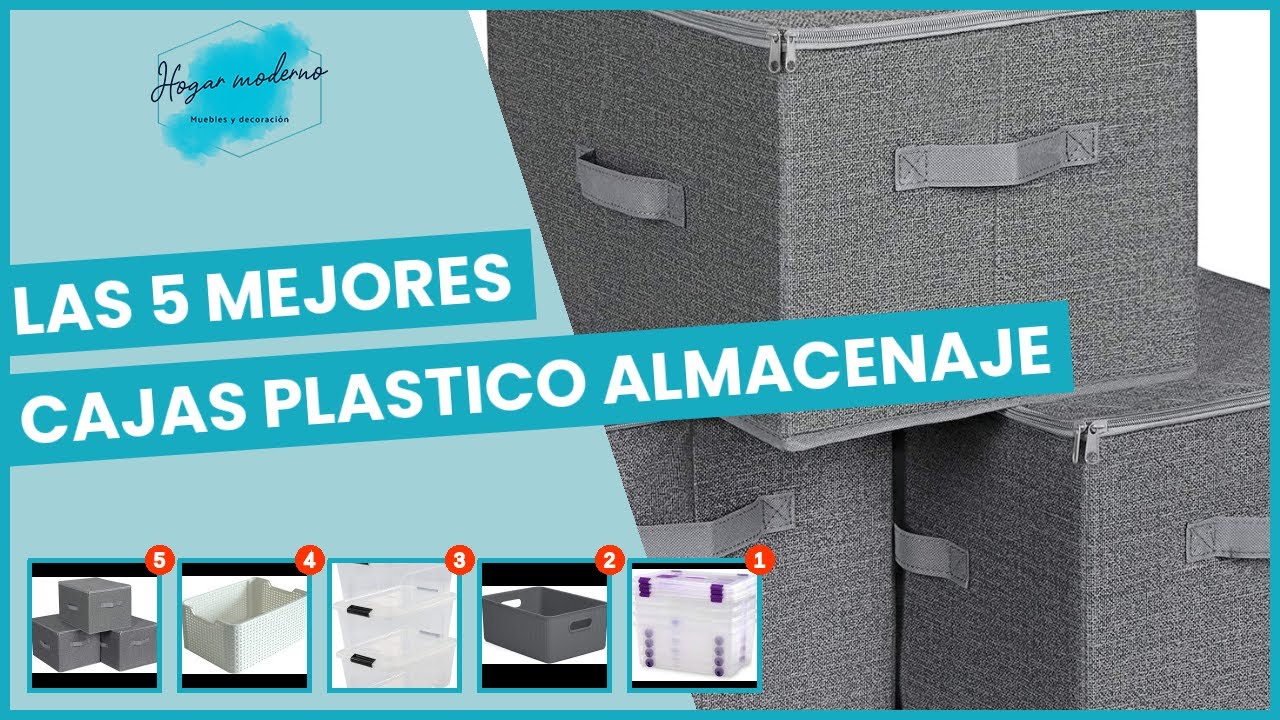 Las 5 mejores cajas plastico almacenaje