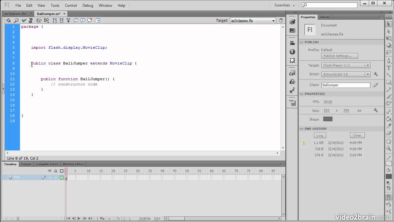 ActionScript Classes