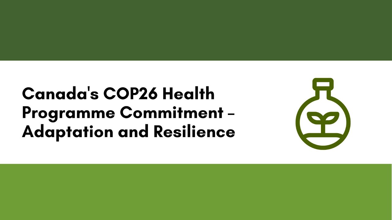 Improving health through climate conscious clinical care - CASCADES Canada