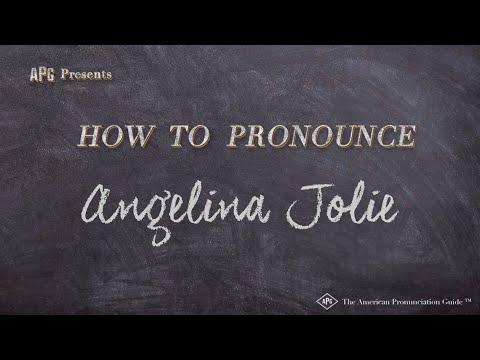 How to Pronounce Angelina Jolie (Real Life Examples!)