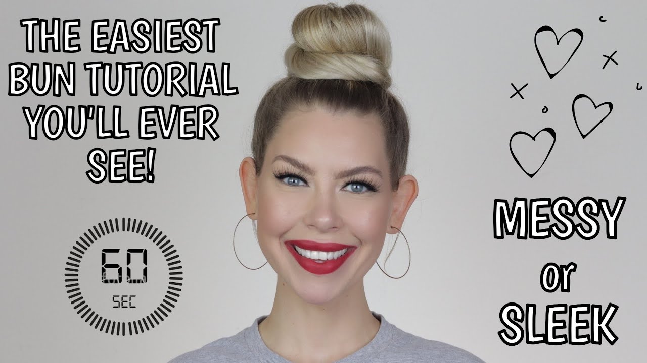 QUICK + EASY BUN TUTORIAL | BrittanyNichole