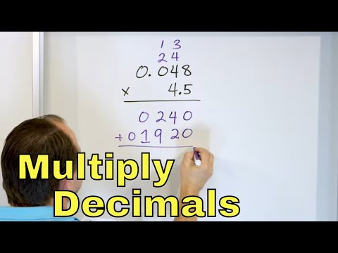 Learn to Multiply Decimals - [6-1-24]