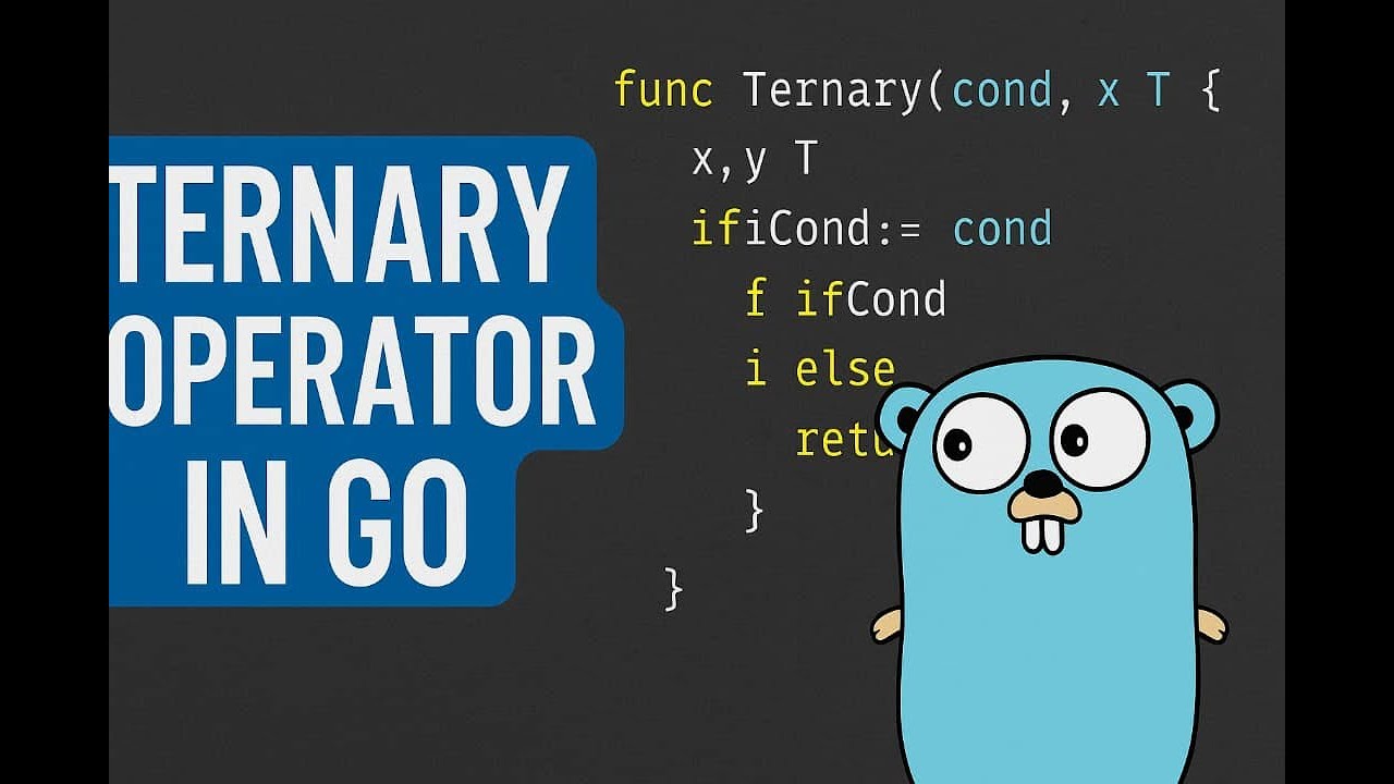 I Built a Ternary Operator in Go (Because It Doesn’t Have One 😤)