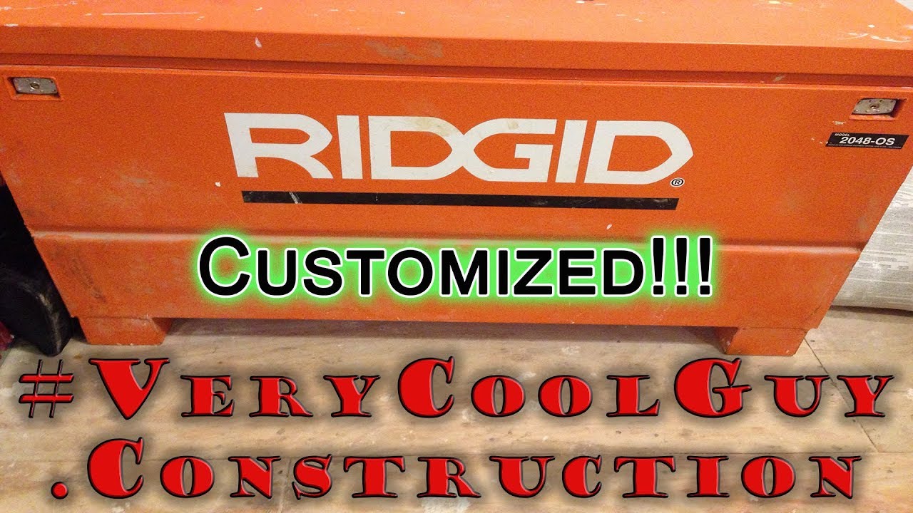 Ridgid Jobsite Box Customization