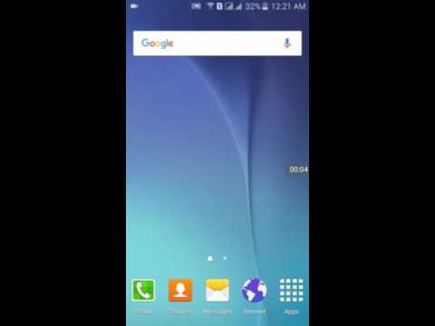 Hidden menu in android